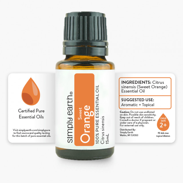 Simply Earth Orange Sweet Essential Oil